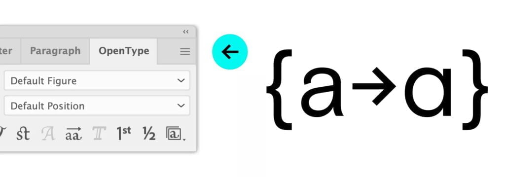 Cách sử dụng tính năng OpenType trên các phần mềm khác nhau