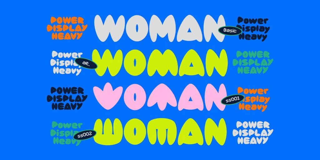 Power Display Font Family Free Download