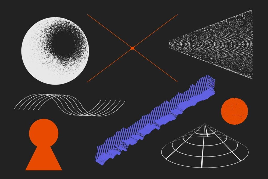 90 Vector Texture Shapes Free Download